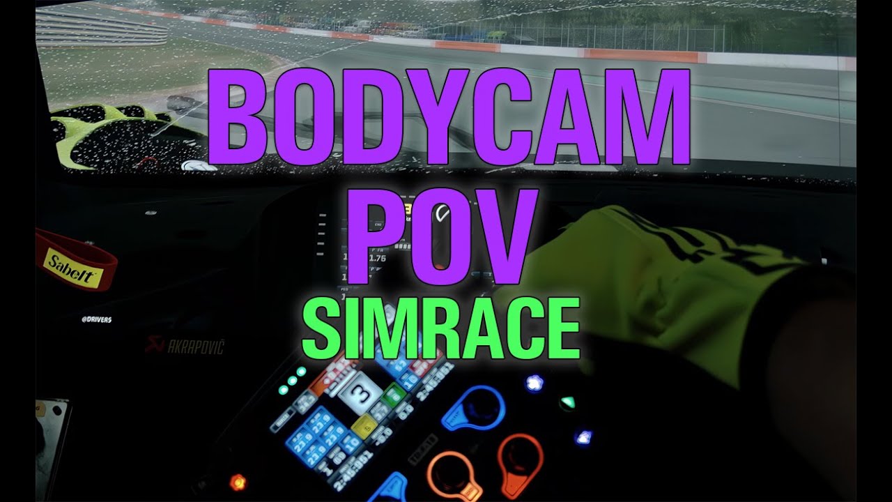 EXCITING SIMRACING BODYCAM POV IRACING SPA RAINY DAY RACE [4K] - YouTube