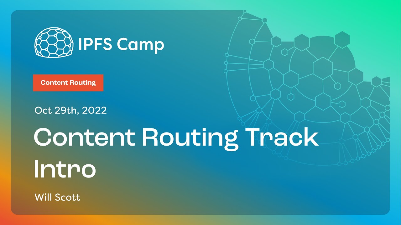 Content Routing Track Intro - Will Scott - YouTube