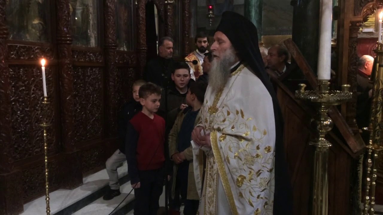 ΠΑΝΗΓΥΡΙΚΗ ΘΕΙΑ ΛΕΙΤΟΥΡΓΙΑ ΣΤΟ ΕΜΠΟΡΙΟ ΜΕ ΤΟΝ ΜΗΤΡΟΠΟΛΙΤΗ ΘΕΟΚΛΗΤΟ ΜΕΤΑ ...