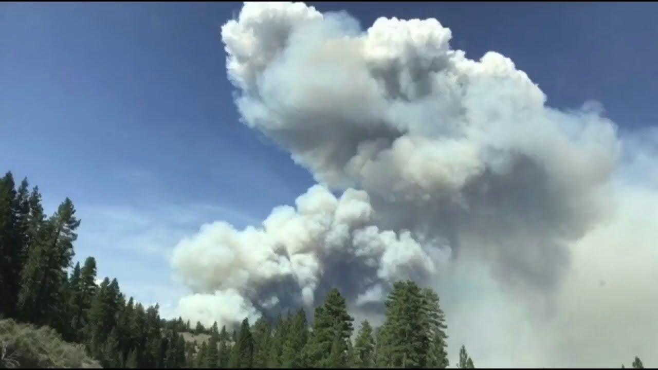 Gold Fire Update Lassen County California Adin - YouTube