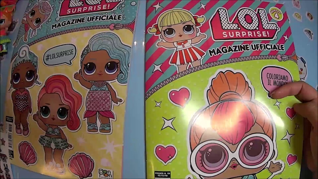 LOL Surprise Magazine Ufficiale in Edicola - YouTube