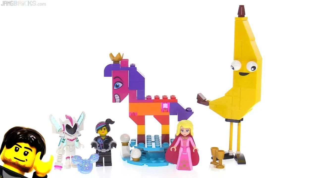 🔄 LEGO Movie 2 Introducing Queen Watevra Wa'Nabi review 🍌🐴 70824 re ...