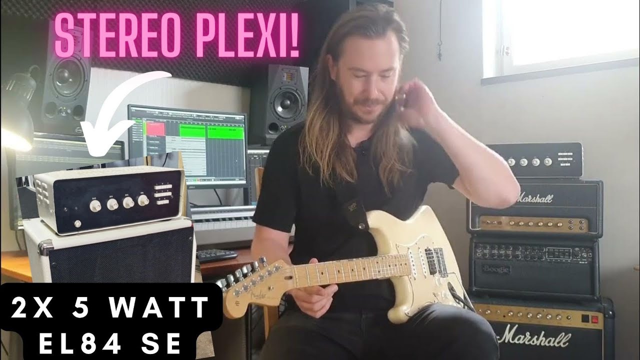 2x5 Watt EL84 Stereo Plexi DEMO - Single Ended DIY Guitar Amp! - YouTube
