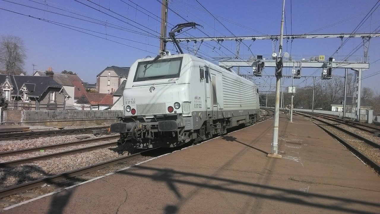 HLP en force - E 37500 - BB 61000 - Class 66 - V212 et Euro 4001 avec ...
