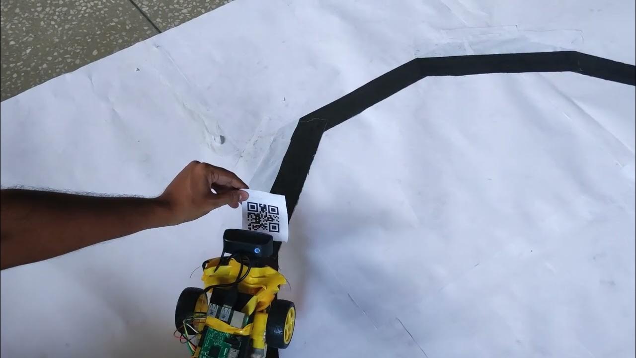 Opencv Based Line Follower Robot Controlled By Qr Code Commands Pythonbangla Tutorial Youtube