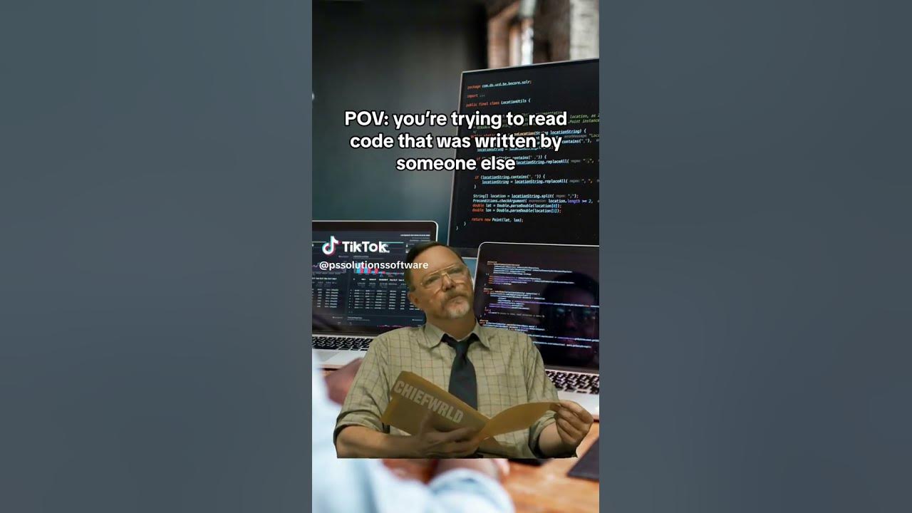 Reading Code That Was Written by Someone Else #codingmemes #softwaredevelopment #developermemes ...