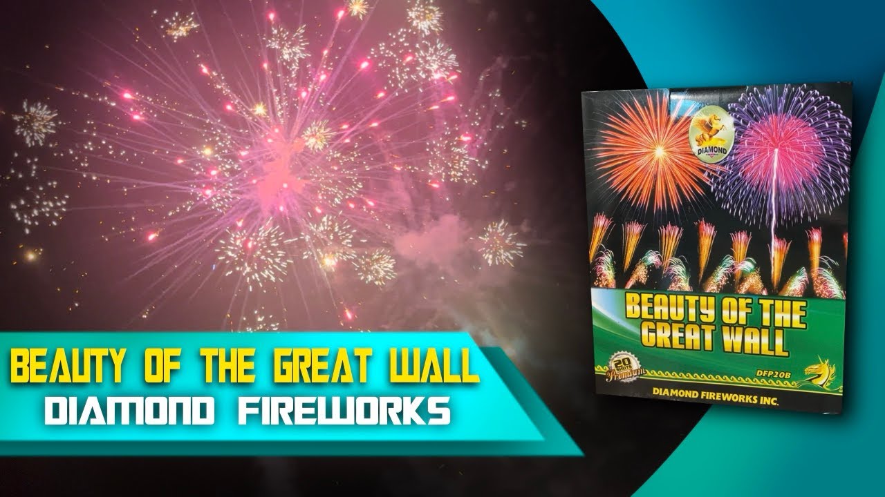 BEAUTY OF THE GREAT WALL 20 SHOTS PREMIUM BY DIAMOND FIREWORKS - YouTube