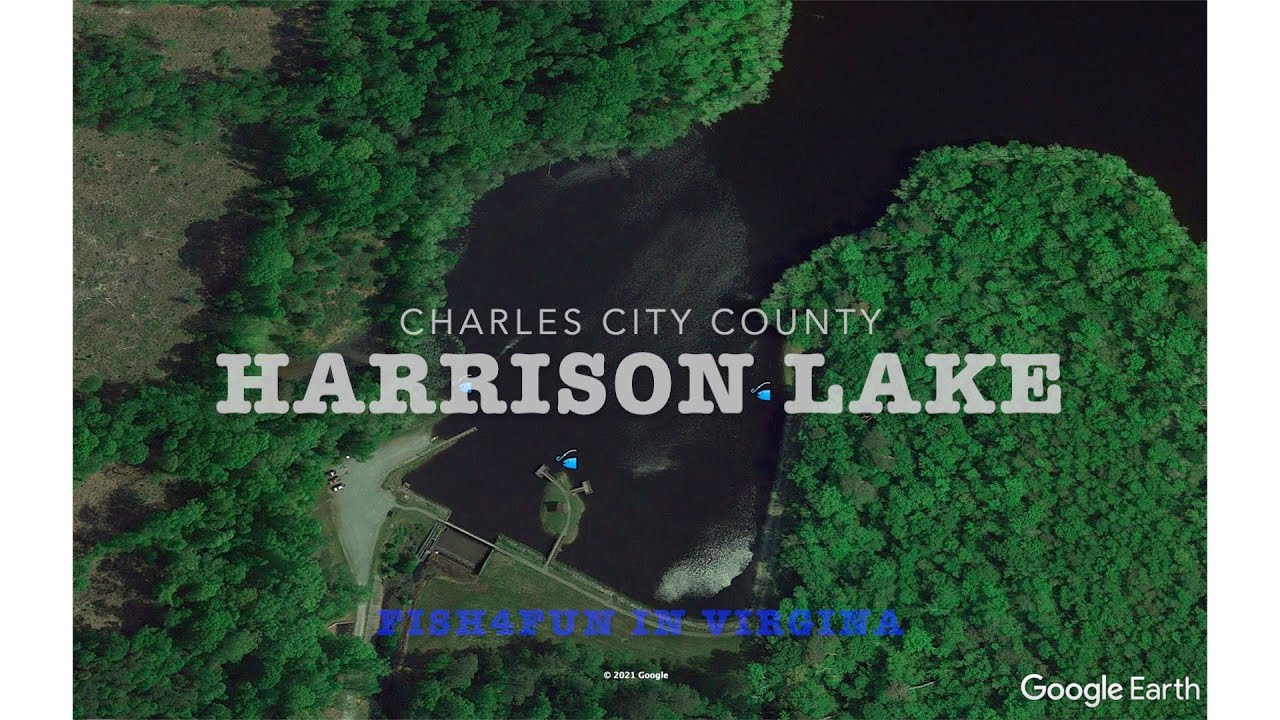 Great Bank Fishing Spot Virginia (Harrison Lake in Charles City County ...