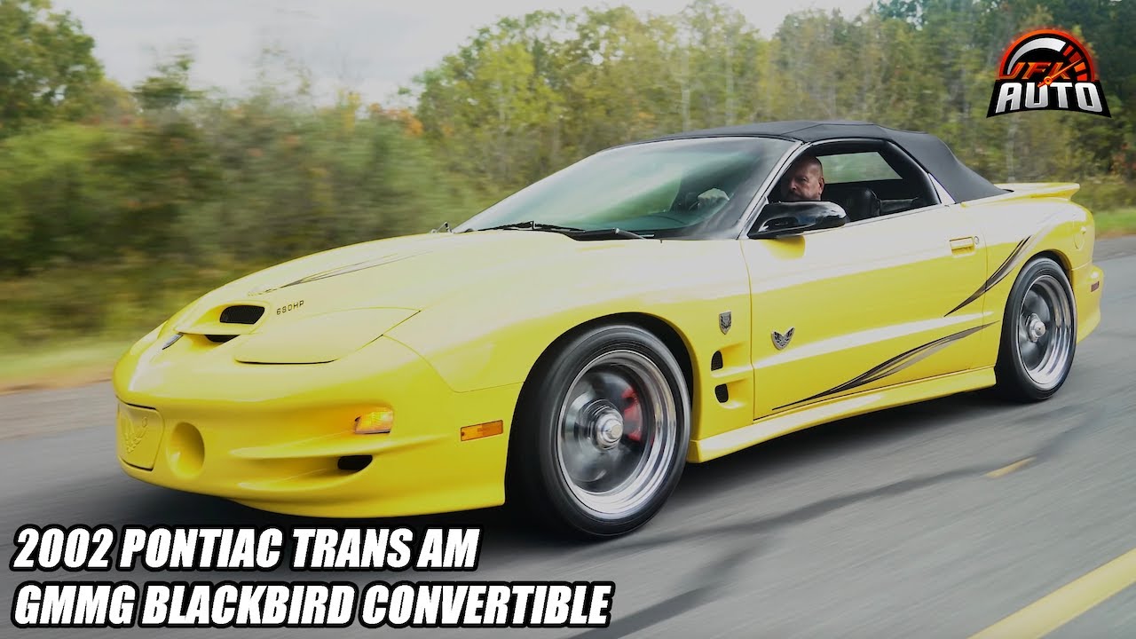 POV Driving a 680 HP 2002 Pontiac Trans Am GMMG Blackbird Convertible ...