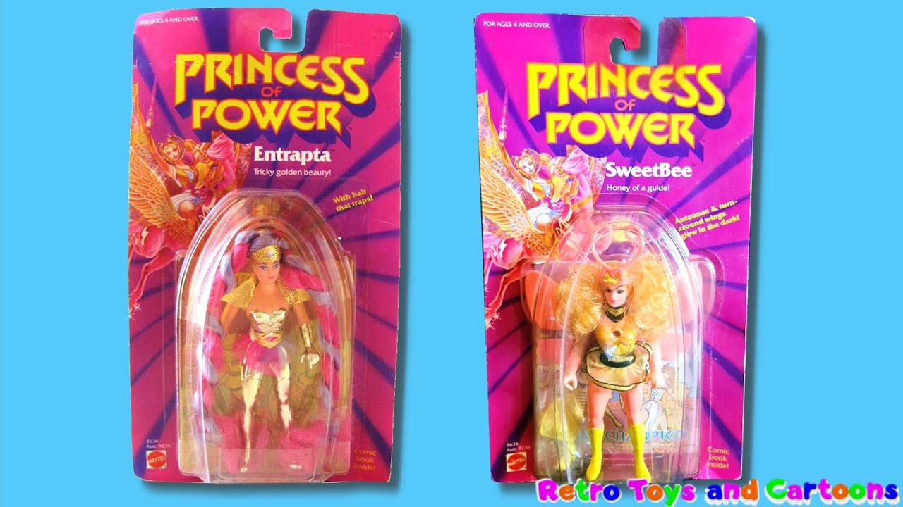 She-Ra Princess of Power Entrapta SweetBee Mattel Commercial Retro Toys ...