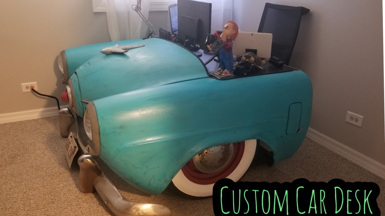 Custom Car Desk (DONE) 1950 Studebaker - YouTube