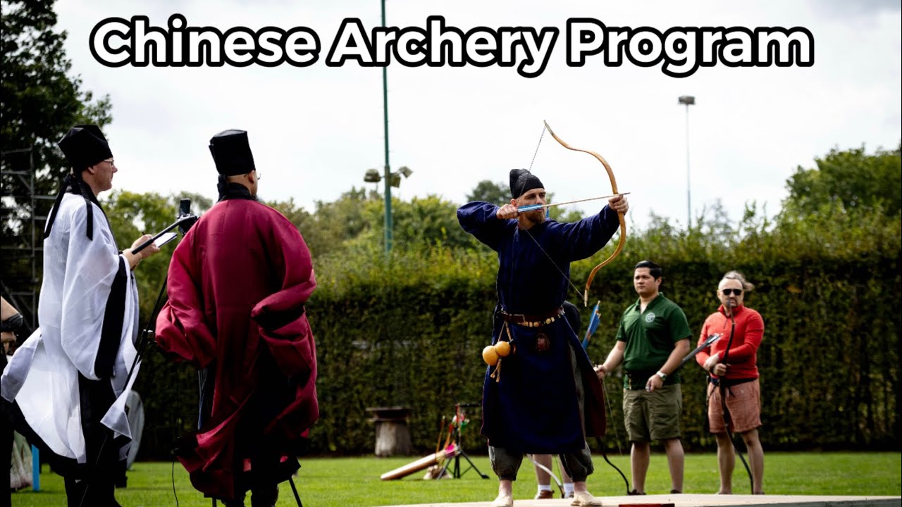 7th Pin Exam Tian-Ma School Chinese Archery Program Europe - YouTube