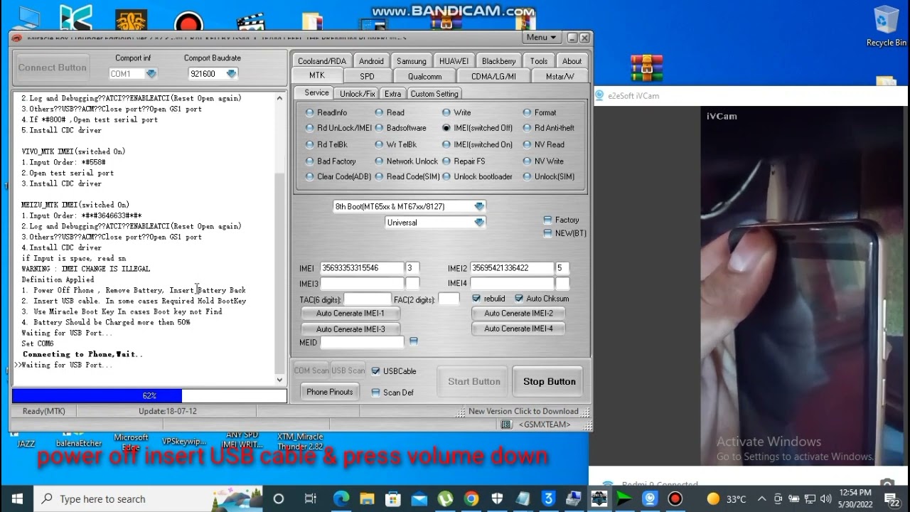 Miracle crack 2.82 to write IMEI Mediatek Android Clone Samsung Galaxy ...