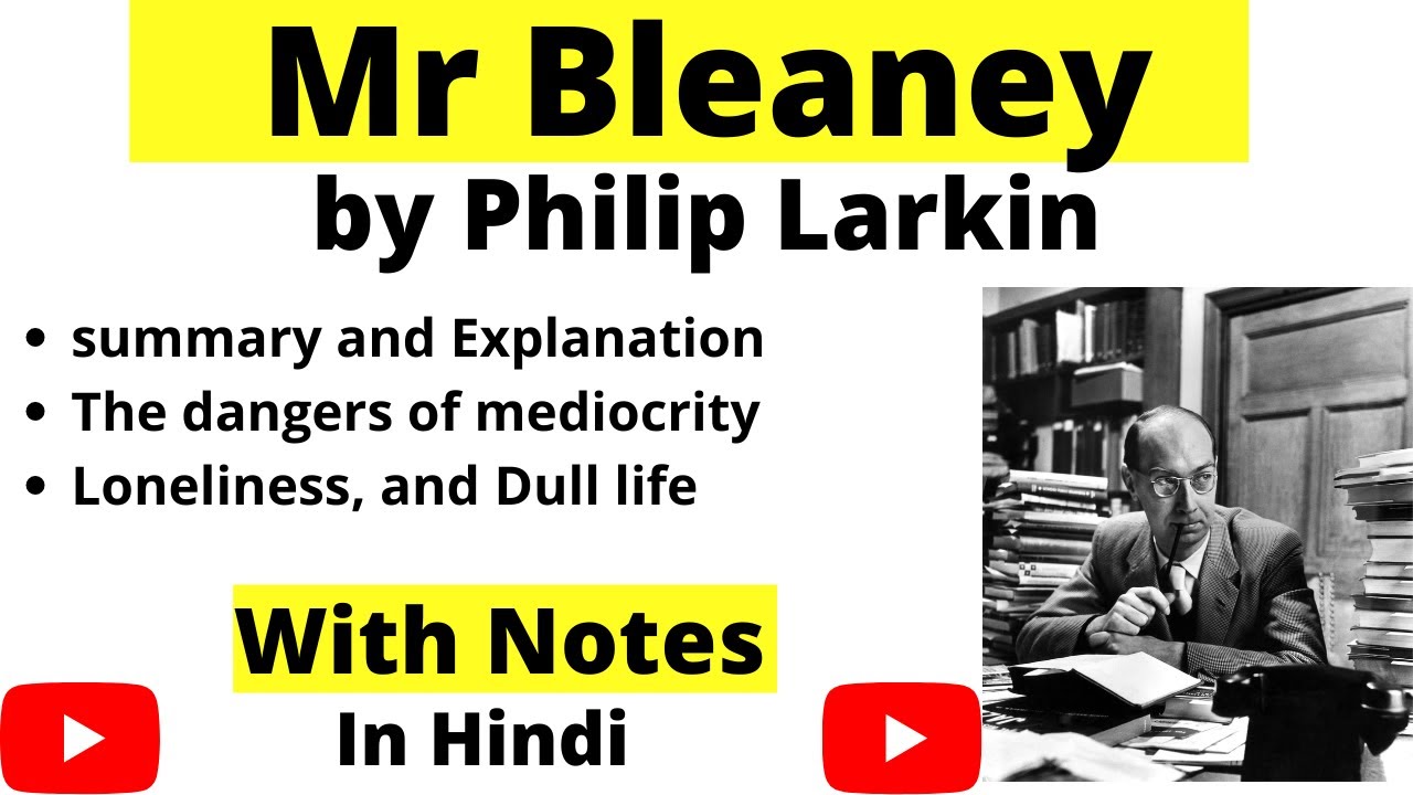 Mr Bleaney by Philip Larkin summary in Hindi | Thinking Literature ...