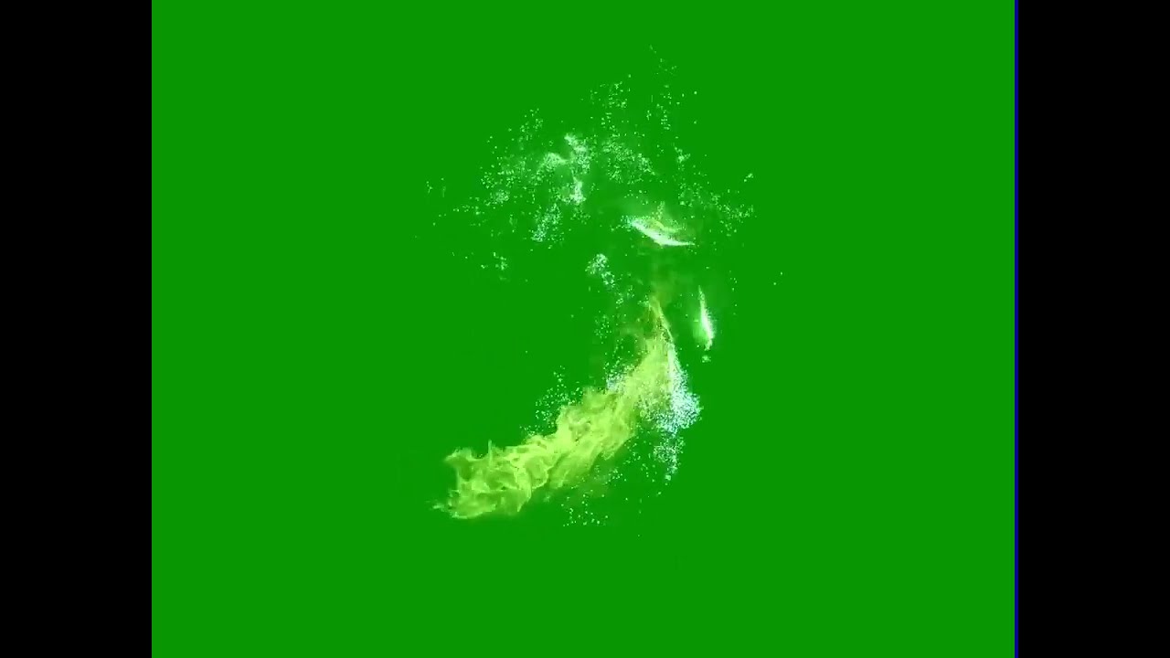 Full HD Green Screen Magic Fire particals Effects - YouTube