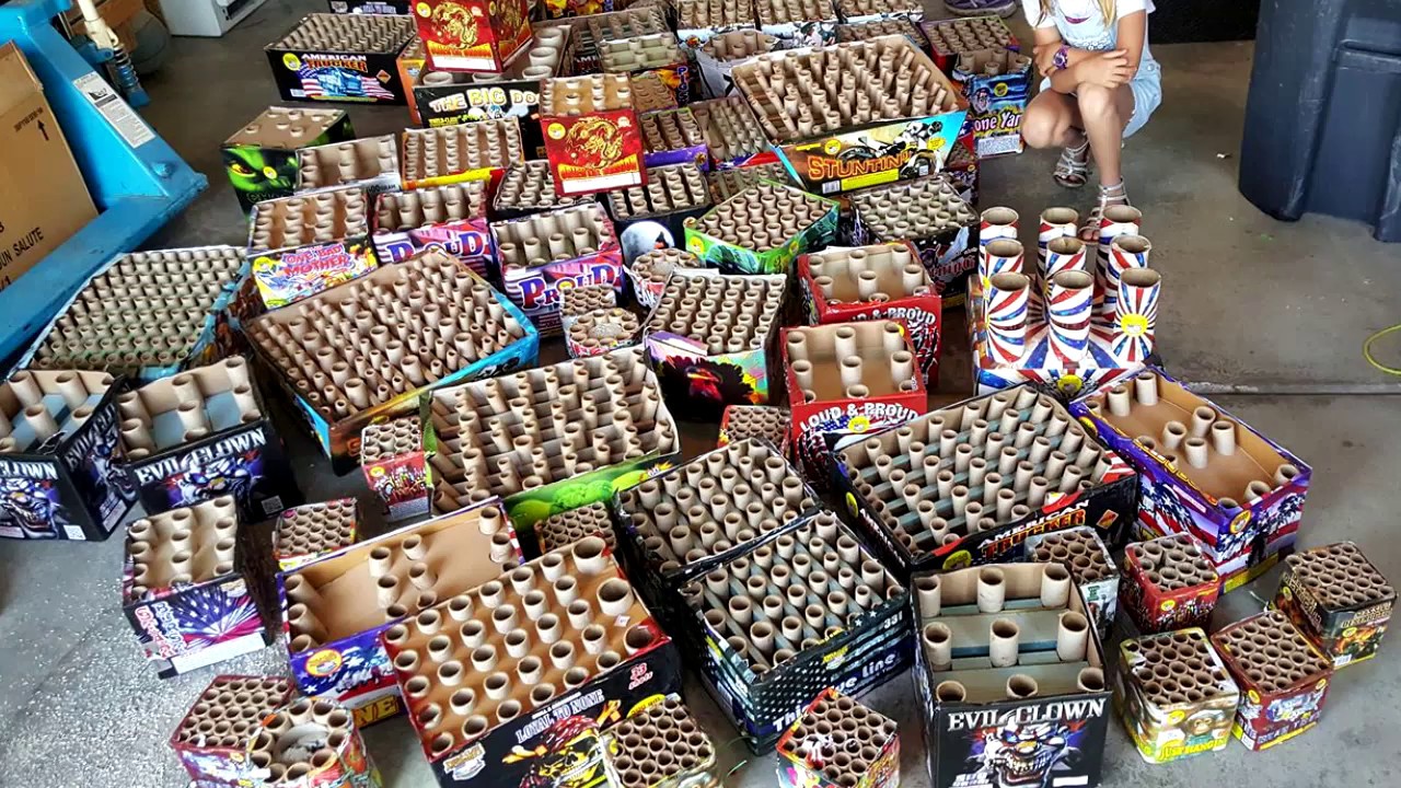 1st Annual Wild Wolf Firework Show! - YouTube