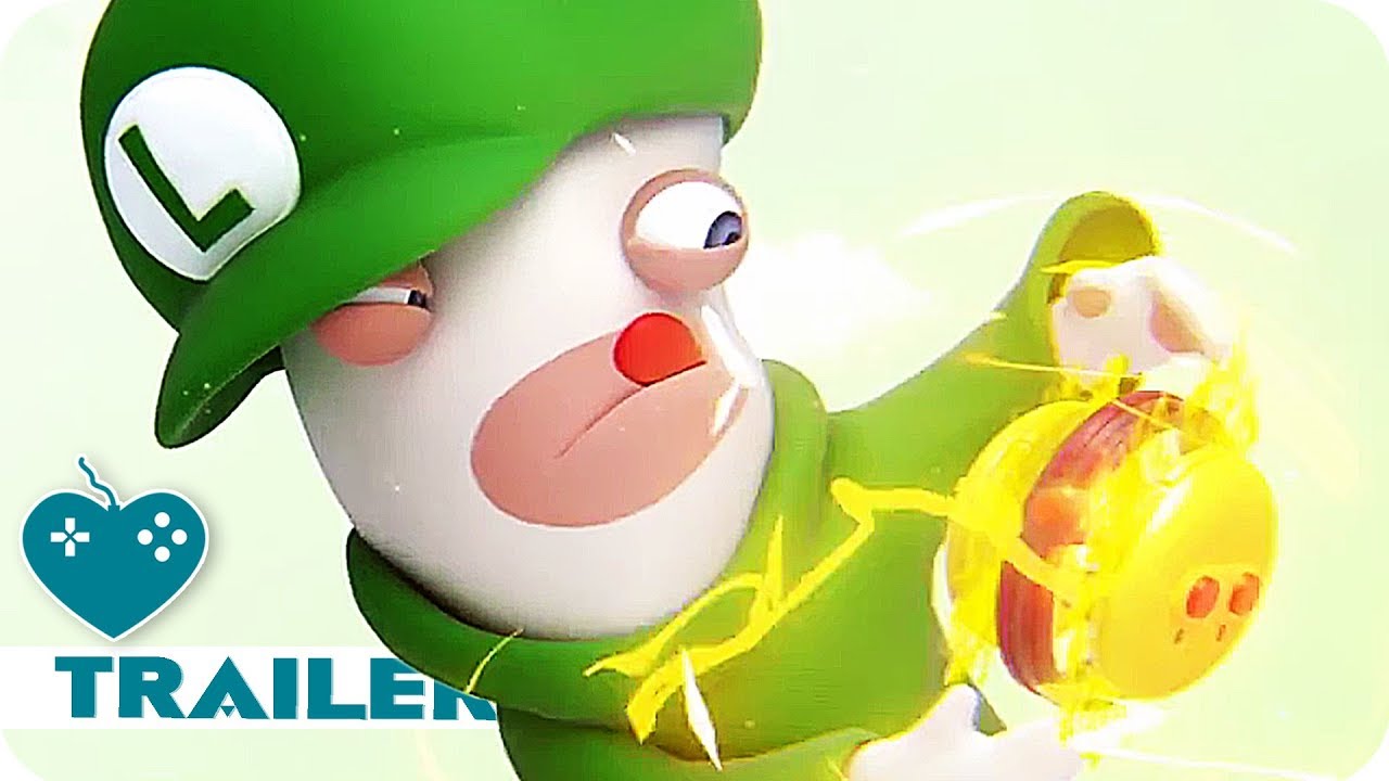 MARIO & RABBIDS: KINGDOM BATTLE Rabbid Luigi Trailer (2017) Nintendo ...