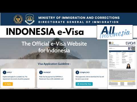 2026 How to Apply for Indonesia Visa and e-VOA Online Tutorial  - Visit Bali