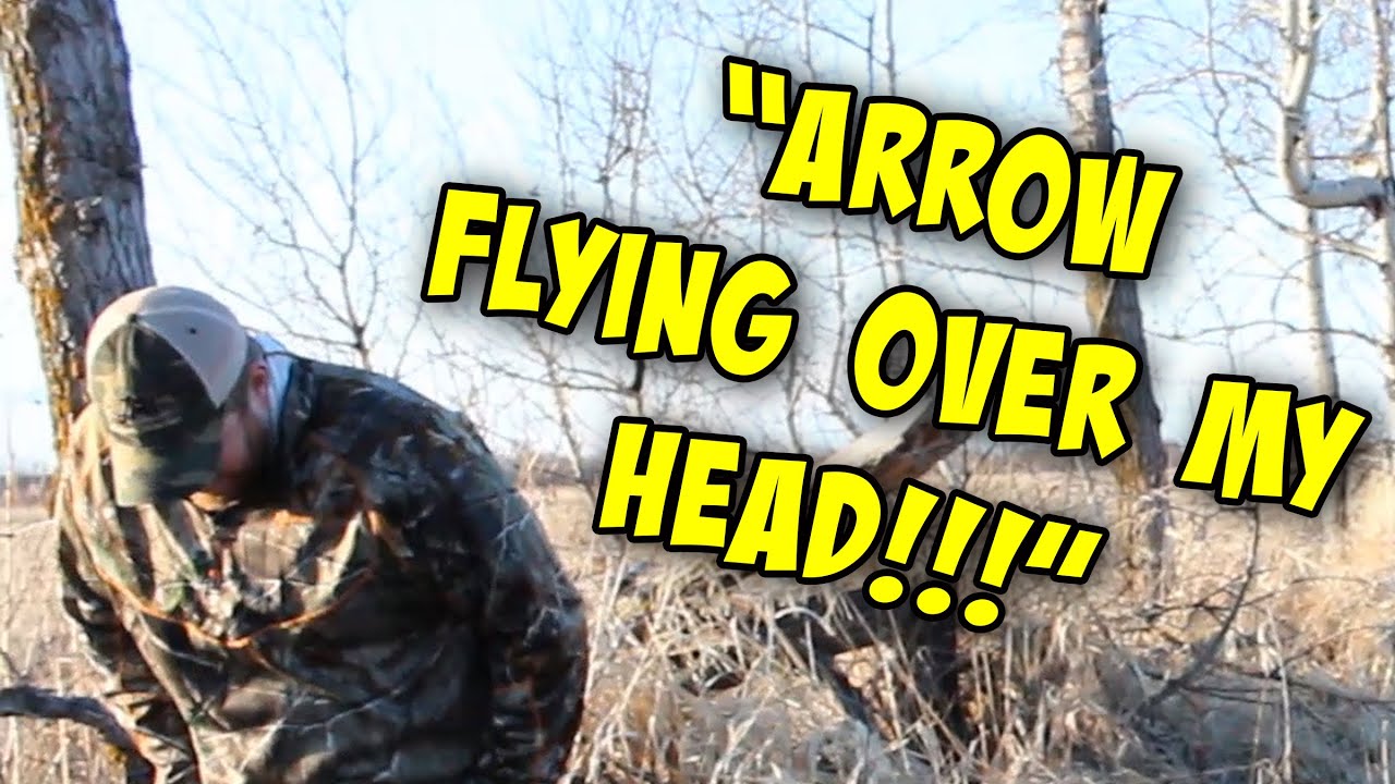 ARROWS were FLYING over my HEAD! Bowhunting turkeys in Minnesota - YouTube