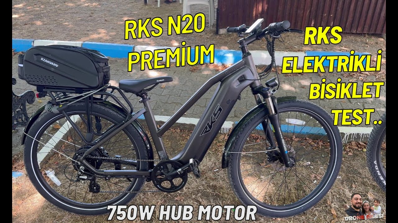 Rks Nc20 Premium - 750 watt - Elektrikli Bisiklet - Test Sürüşü - YouTube