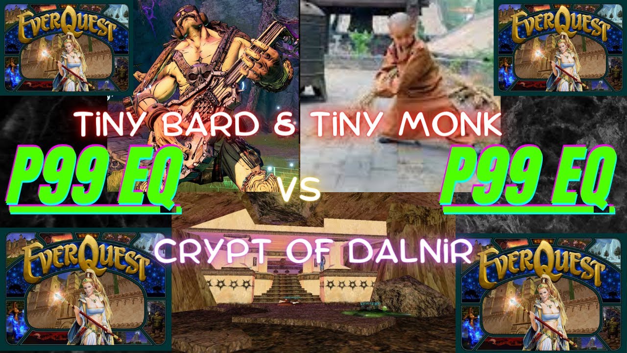 Grouping in Crypt of Dalnir EverQuest Project 1999 green / Shaman Monk ...