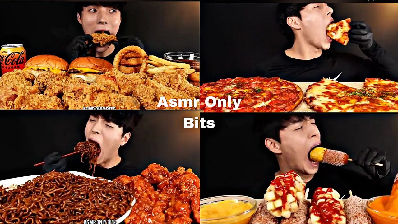 ASMR DDM ASMR 땅규 Compilation//Compilation///no talking///Bites only ...