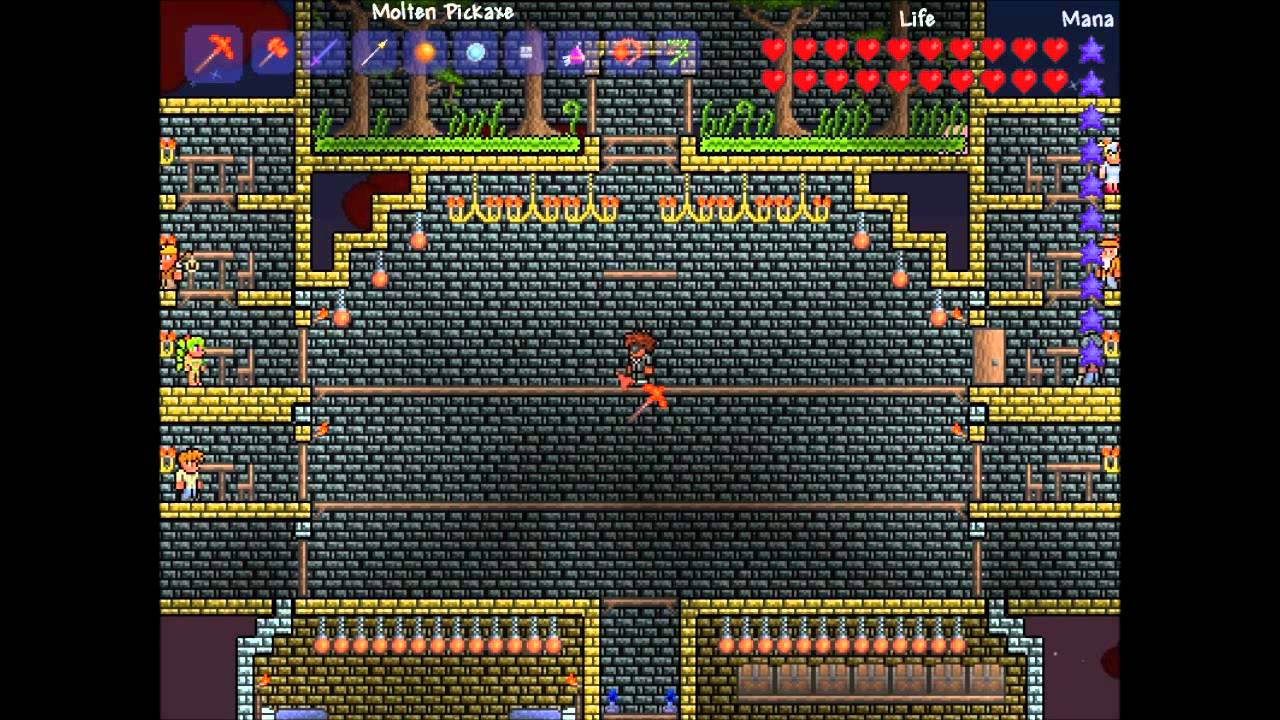 Terraria Tutorial Ep. 5 How to find King Slime - YouTube