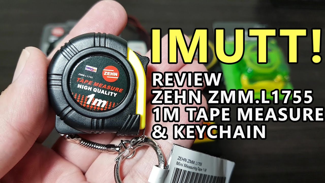 Review Meteran Tukang Gantungan Kunci Mini Zehn Keychain Tape Measure ...