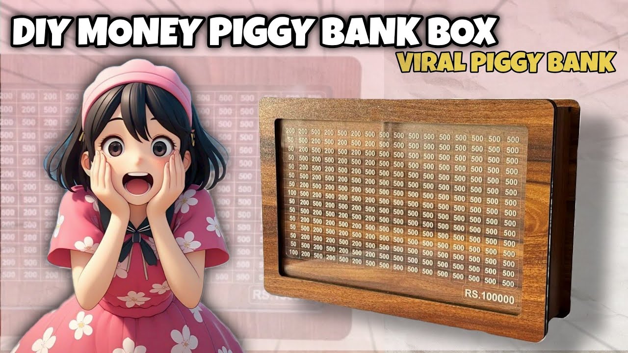 Diy Viral Money Bank 😱 | Piggy Bank Box At Home | Money Saving Box ...