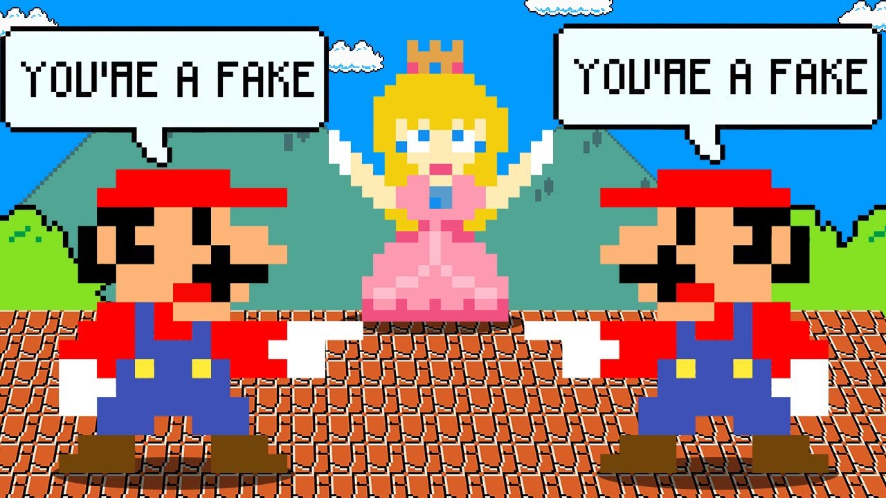 Fake Mario Bloopers: Who is the Real Mario? - YouTube