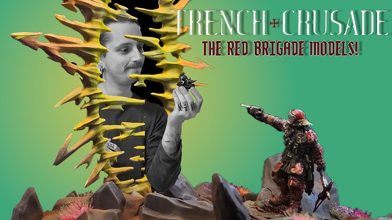 How to paint Red Brigade models for Trench Crusade? - YouTube