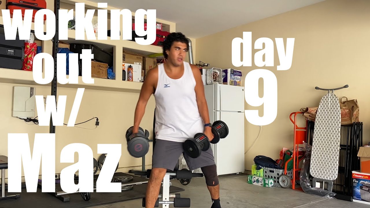 Upper Body Workout- Day 9- Working out with Maz - YouTube