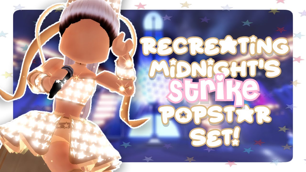 🎤 Turning the Midnight Strike Popstar Set into a PERSON! | Royale High ...