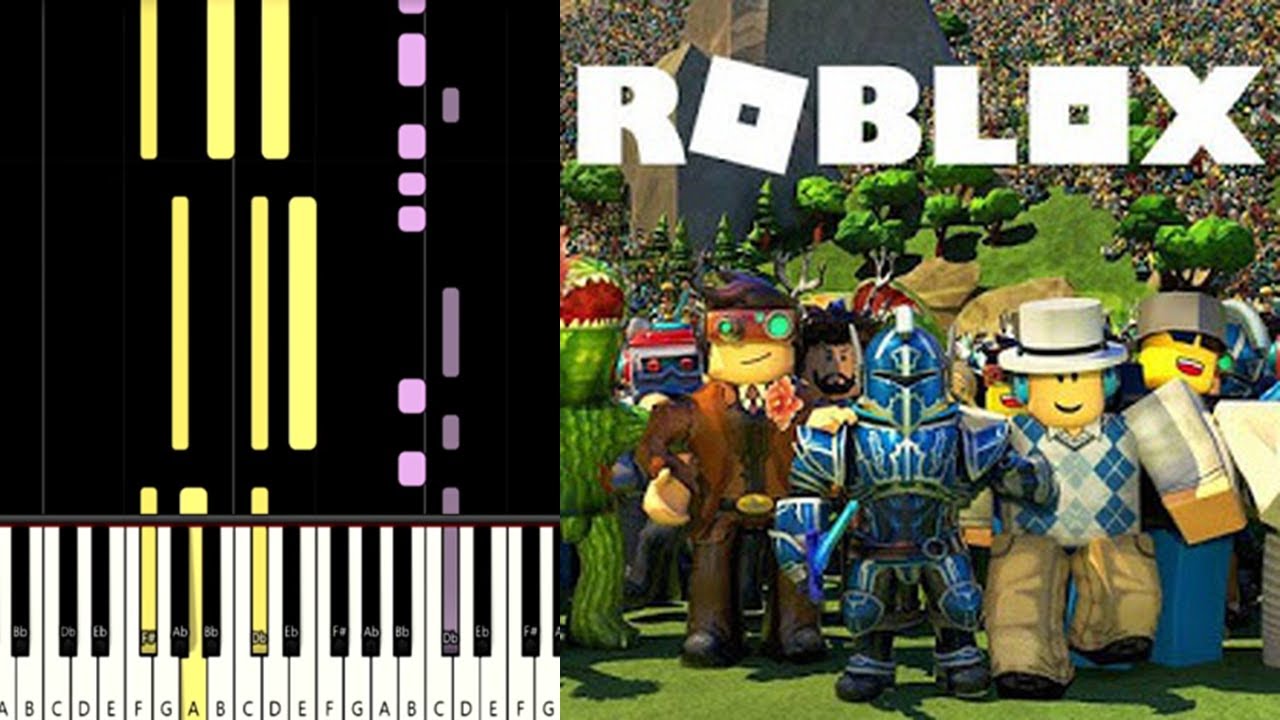 ROBLOX | Lobby theme | Piano Tutorial - YouTube