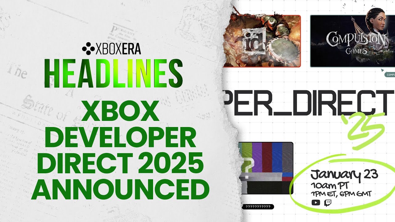 Xbox's Dev Direct for 2025 announced - January 9th, 2025 | LIVE ...
