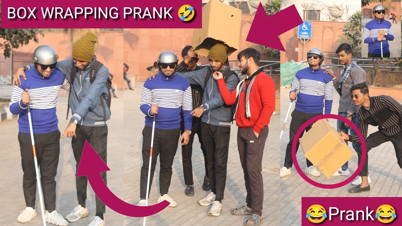 Box Wrapping People Prank 🤣🤣 || Best Funny Prank Of 2024 || By Bxr ...
