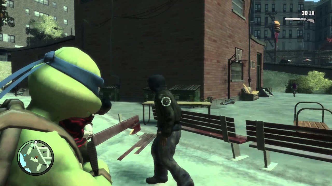 GTA IV - TMNT Leonardo The Prick - YouTube