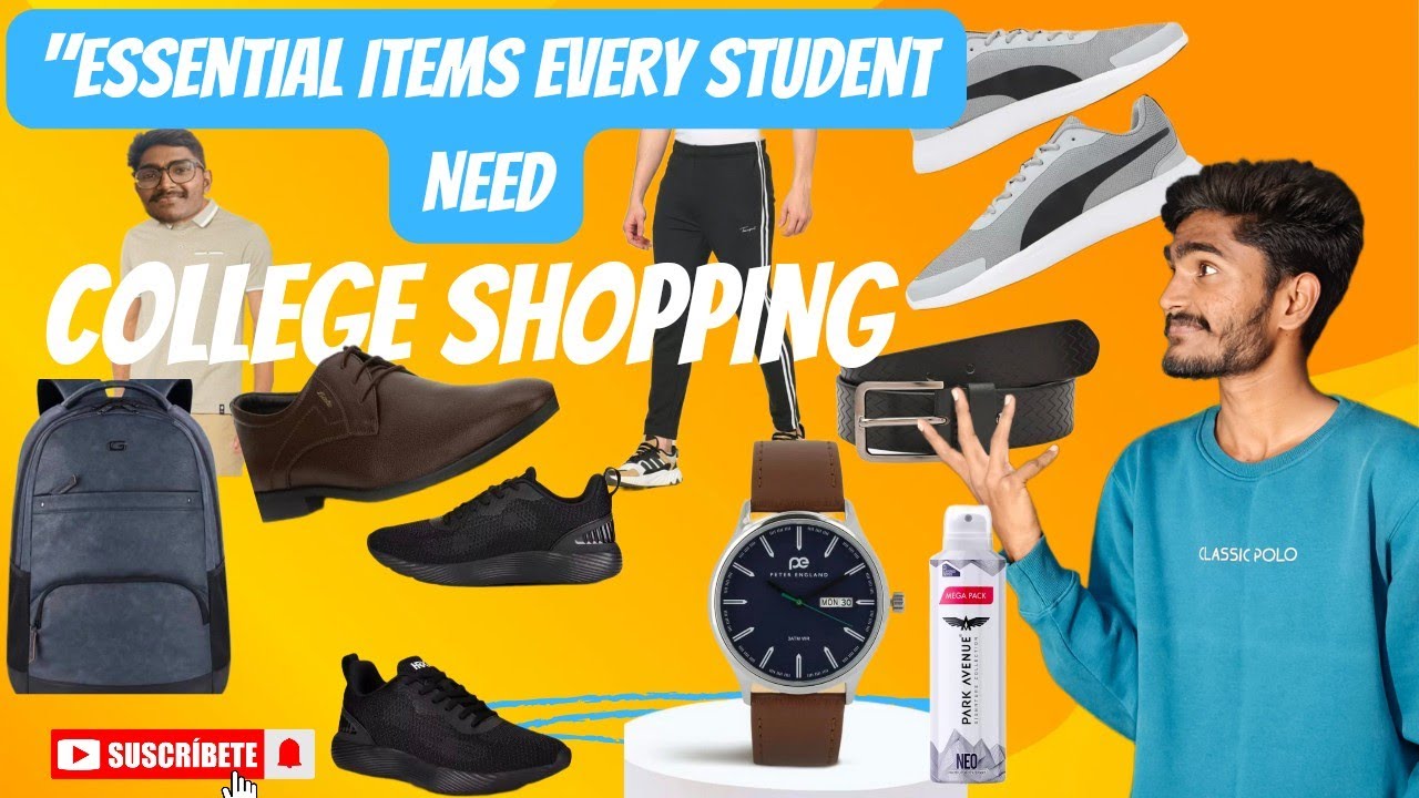College shopping || "Essential Items Every Student Needs" || - YouTube