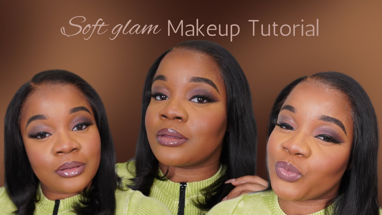 Soft Glam Makeup Look | Soft Glam makeup For Black Girls | Beginner Friendly Makeup For Black ...