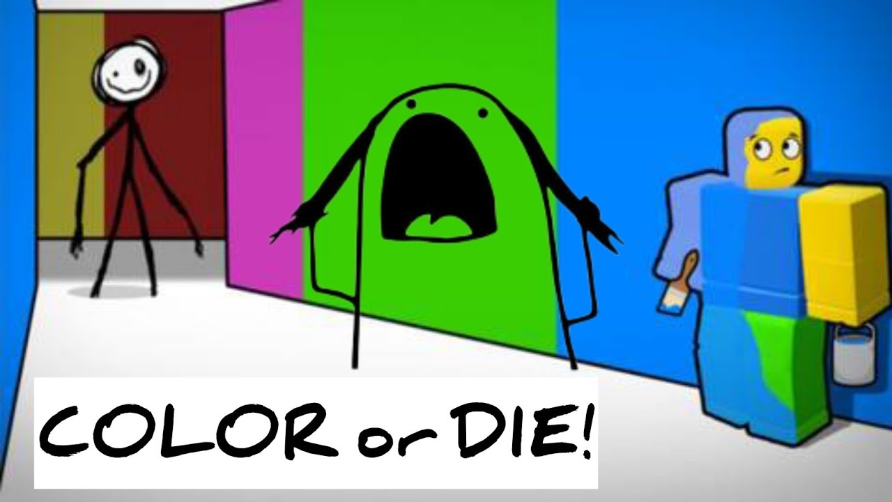 COLOR or DIE in Roblox! Part.2 - YouTube