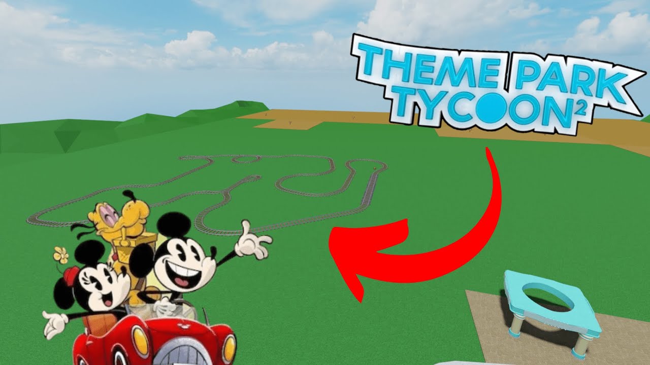 making the LAYOUT of *MICKEY'S AND MINNIE'S RUNAWAY RAILWAY* in TPT2 ...