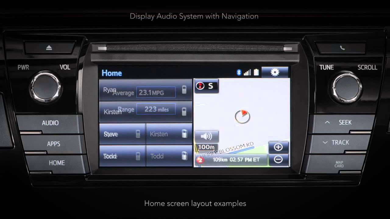 Configuring Home Screen of your Display Audio - Know Your Toyota - YouTube