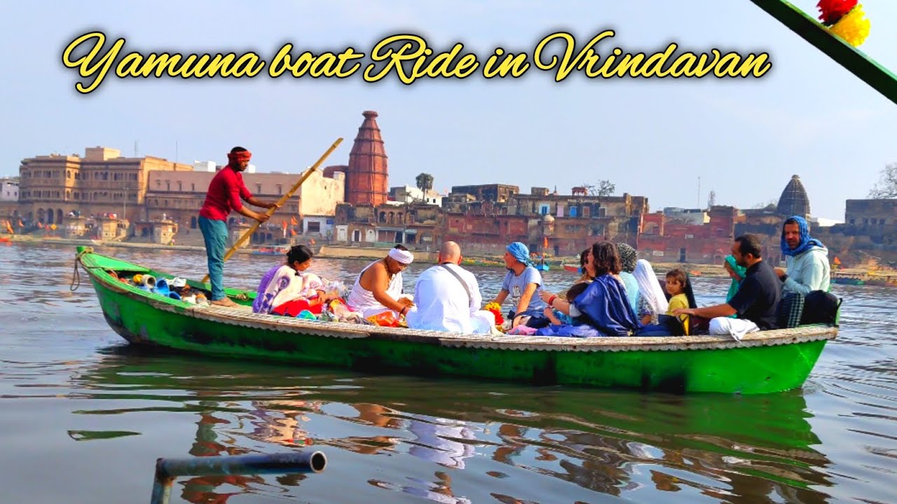 Yamuna boat Ride in Vrindavan ⛵ - YouTube