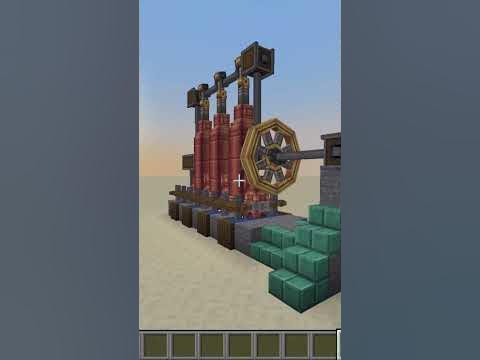Self powered create mod steam engine!#minecraft #shorts - YouTube