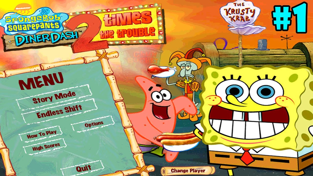 SPONGEBOB KOK JADI PELAYAN?? - SpongeBob Diner Dash 2 Indonesia - YouTube