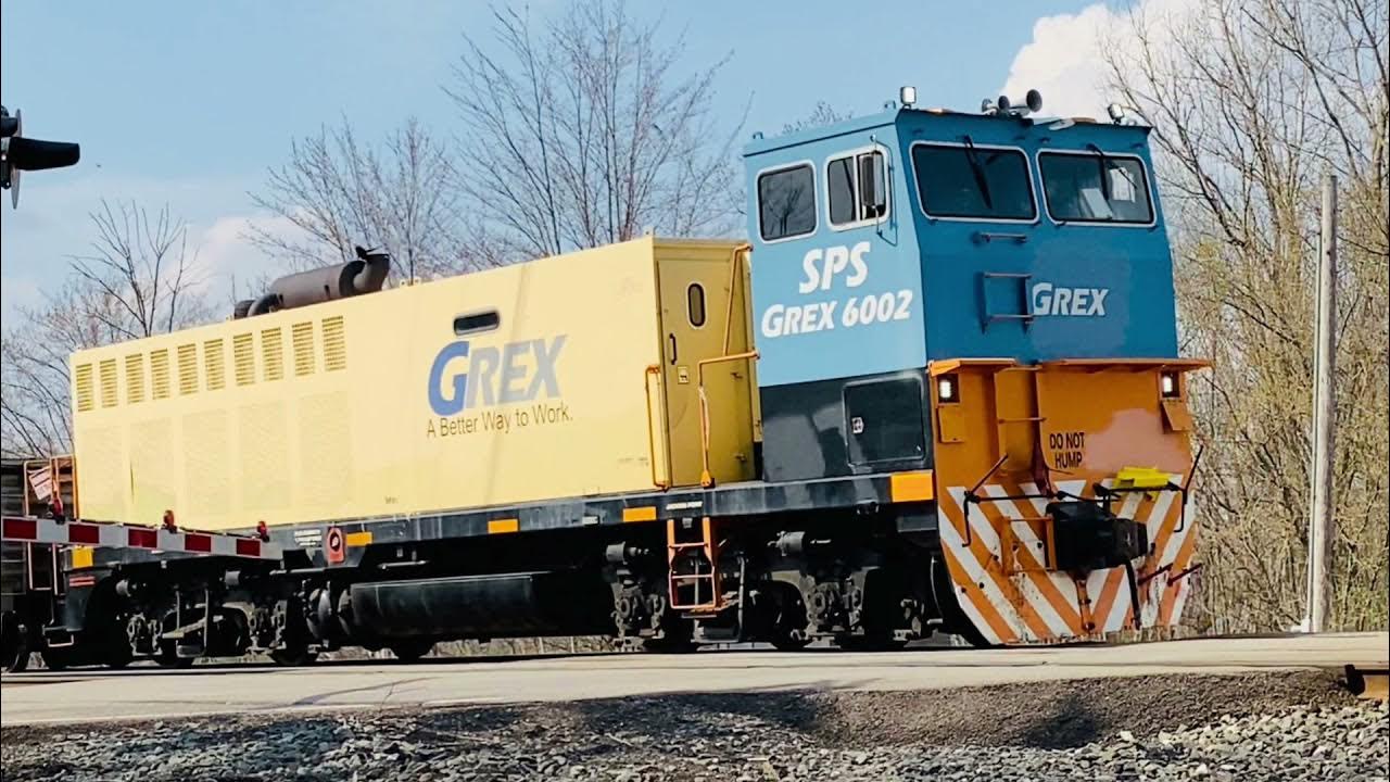 RARE!! SPS GREX 6002 Shoving MOW Train at Lake Street!! -4/7/2021 - YouTube