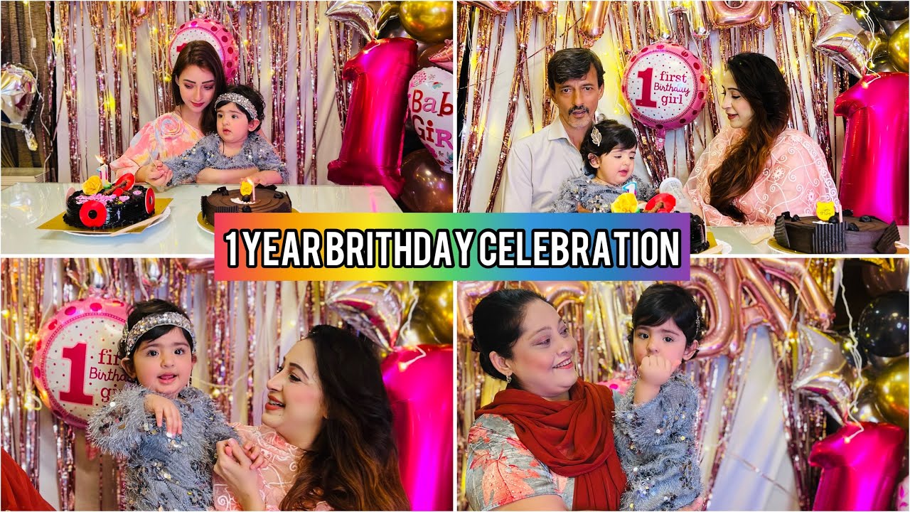 First Birthday Home Vlog | Naana Naani Ne Decor Kiya Ghar | 12am ...