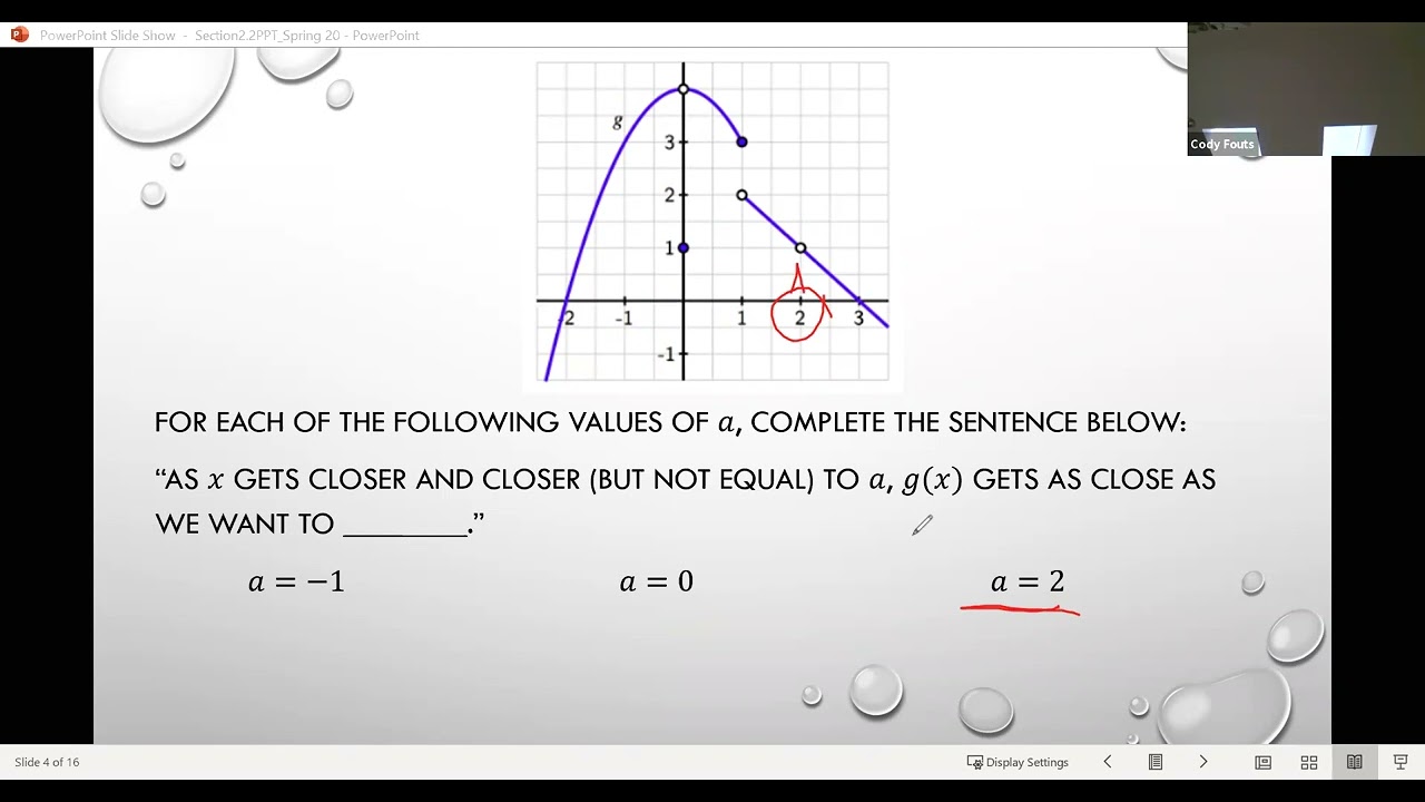 Calc I: Section 2.2 Part 1 - YouTube