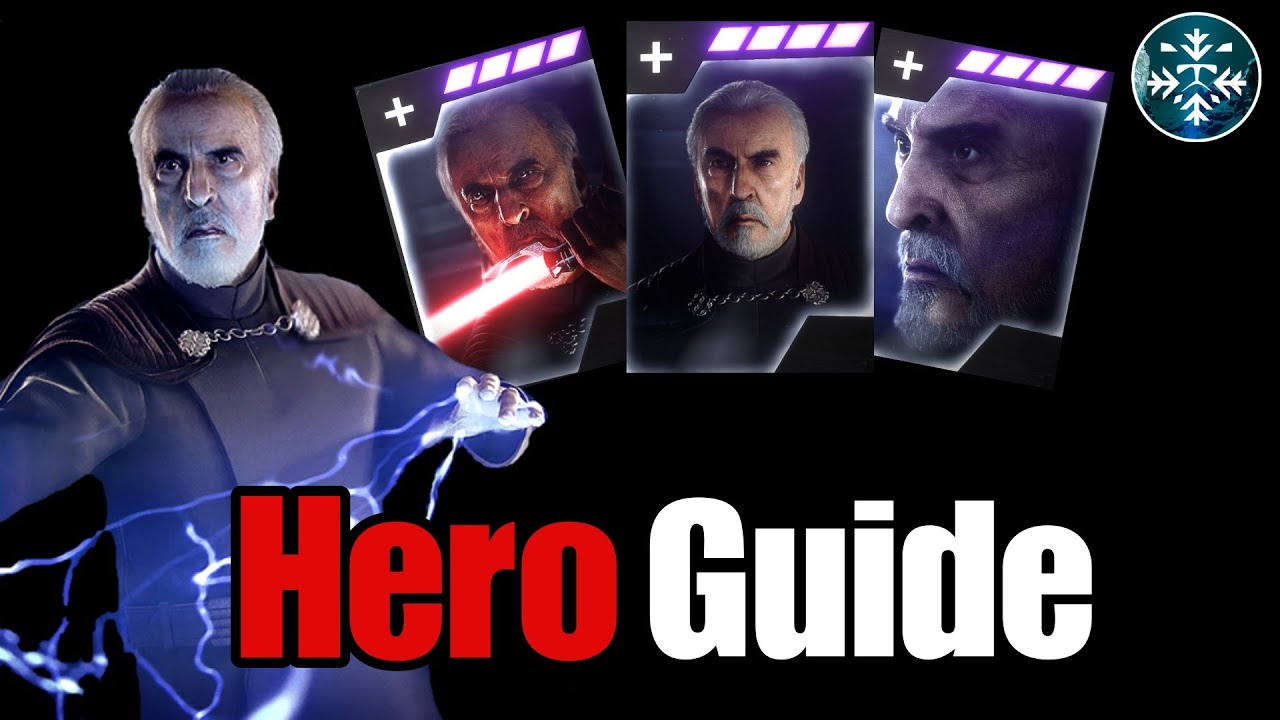 Star Wars Battlefront 2 Count Dooku (Hero Guide) - YouTube