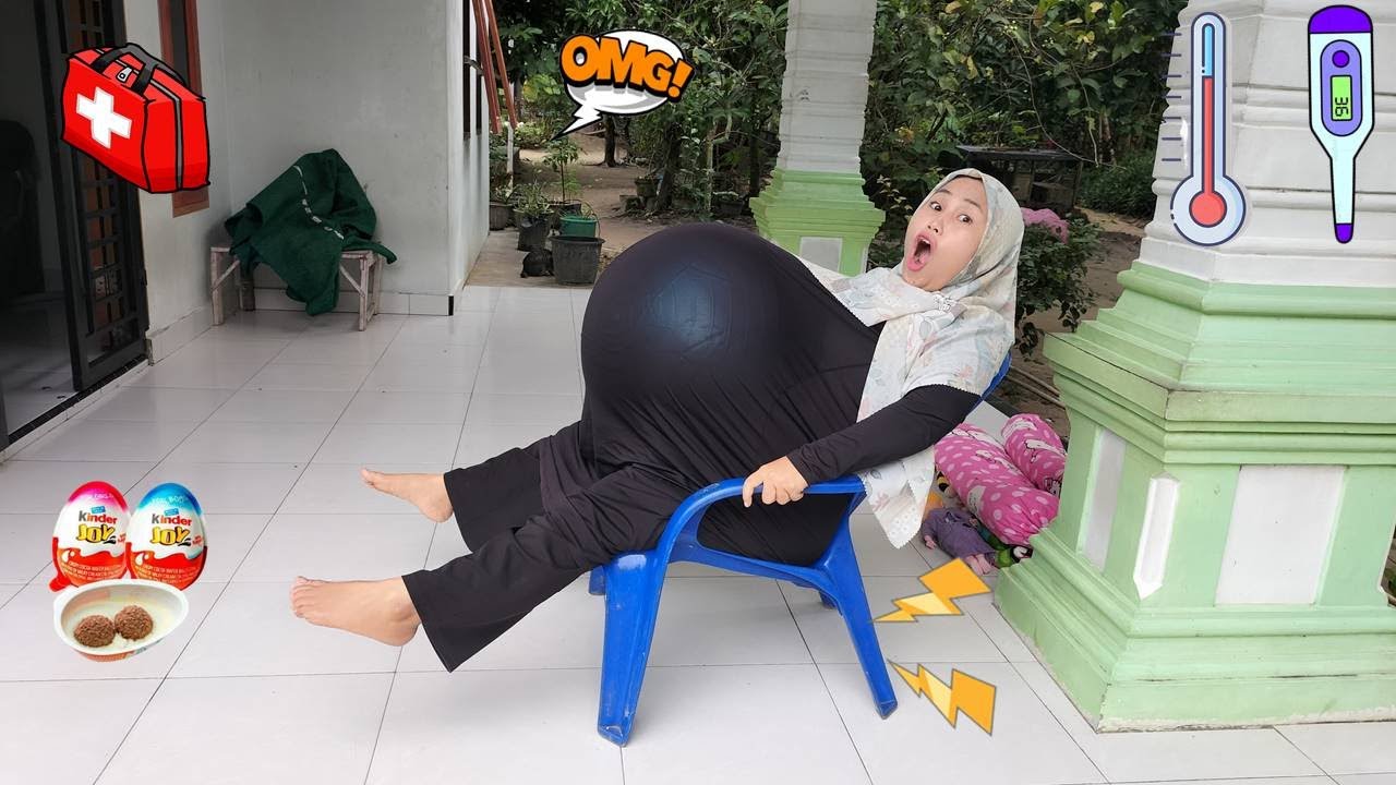 Drama Lucu 😂😍😘 Ibu Hamil Melahirkan DI Kursi Sendiri Kembar 2 Aneh - YouTube